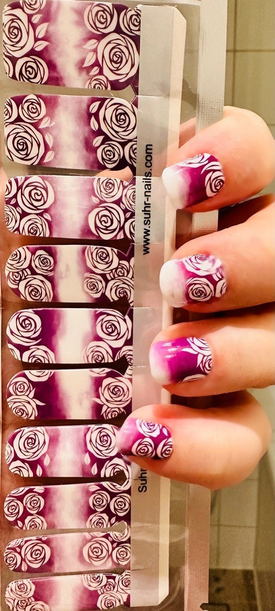 XL White Roses – Suhr Nails